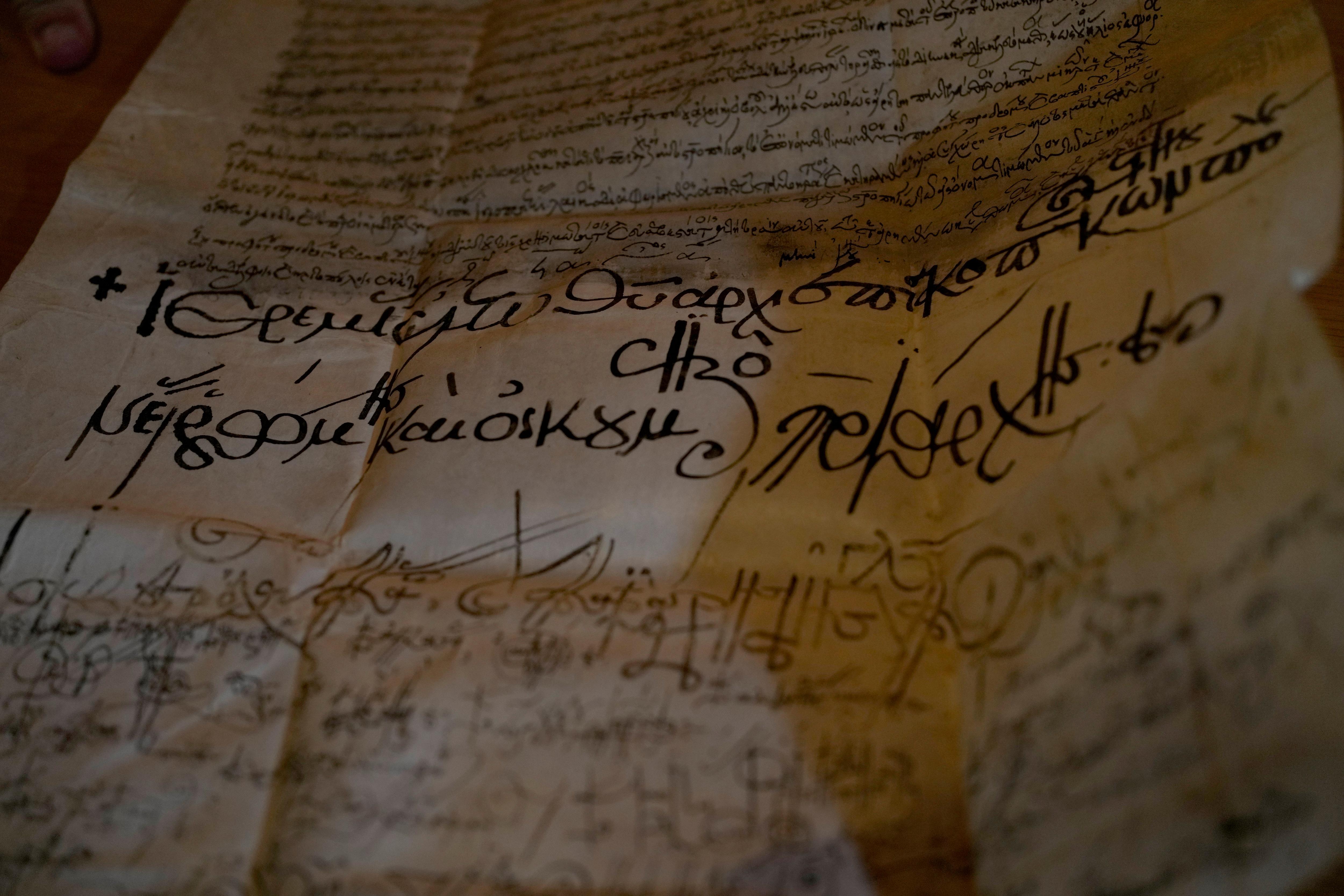 Thousands of Ottoman-era manuscripts uncovered at Greece's medieval ...