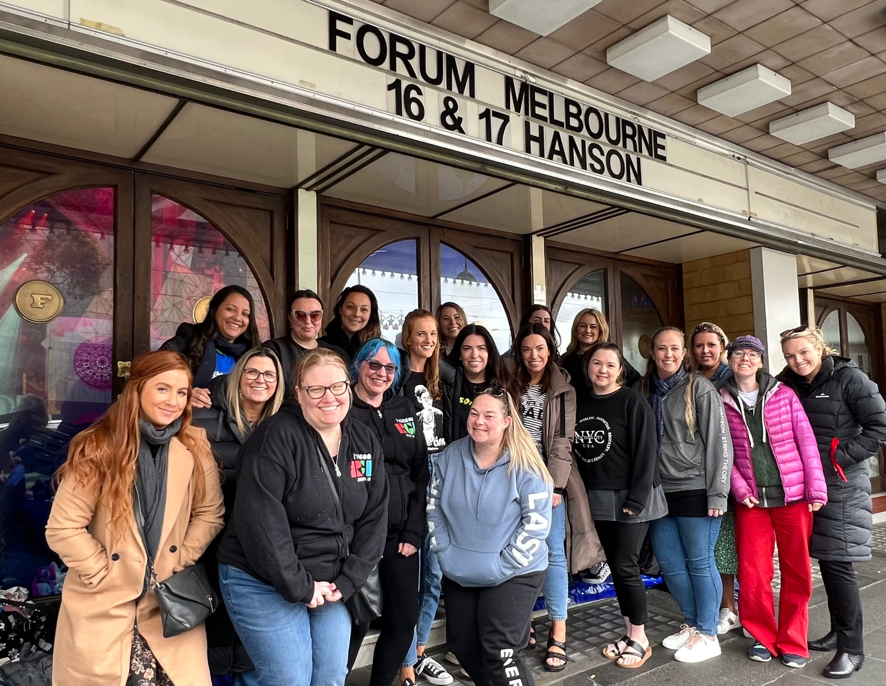 Mmm… What? Hanson fans brave the chill for the hottest ticket in town ...