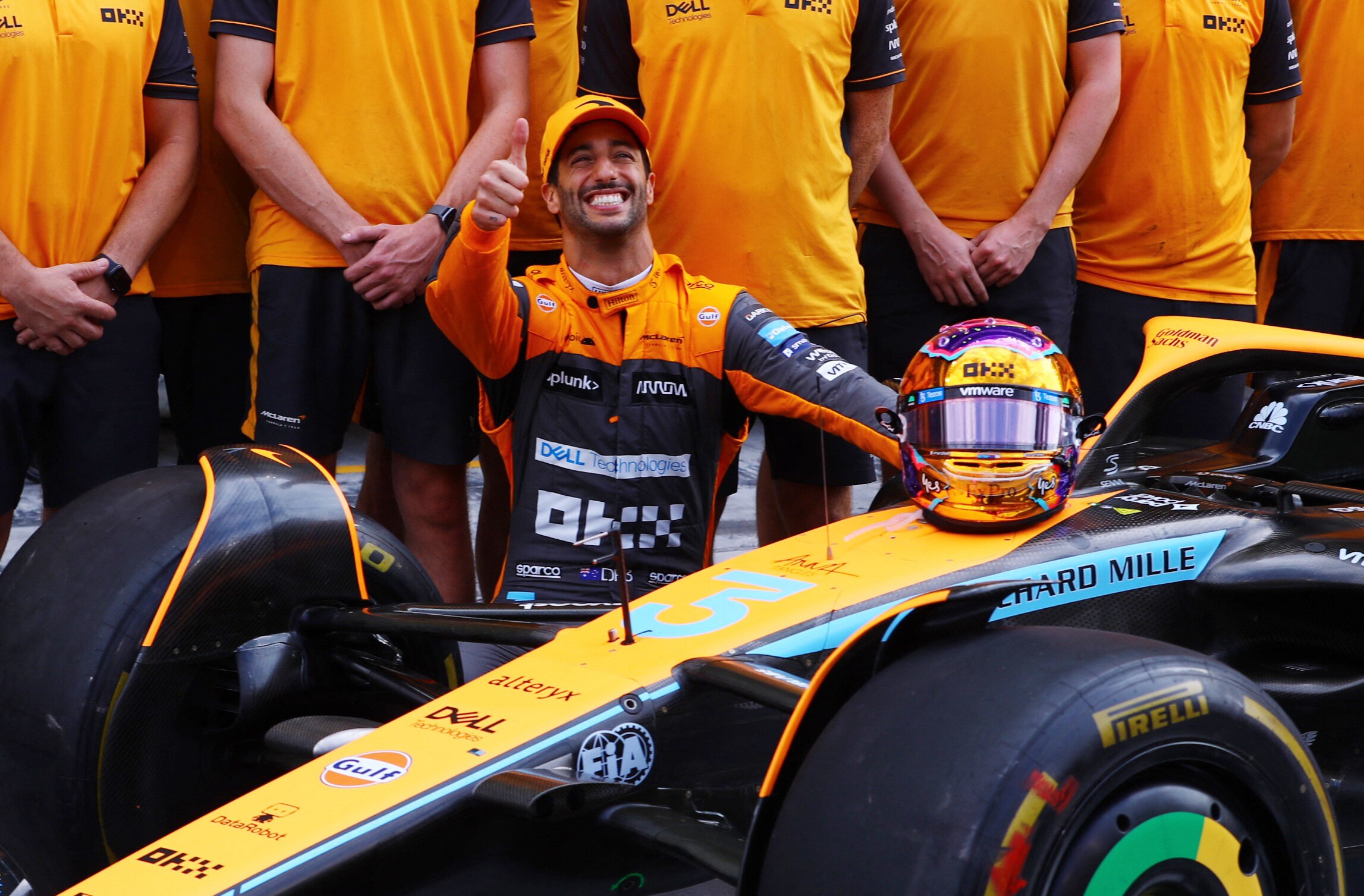 Daniel Ricciardo finishes ninth in final F1 race with McLaren as Max ...