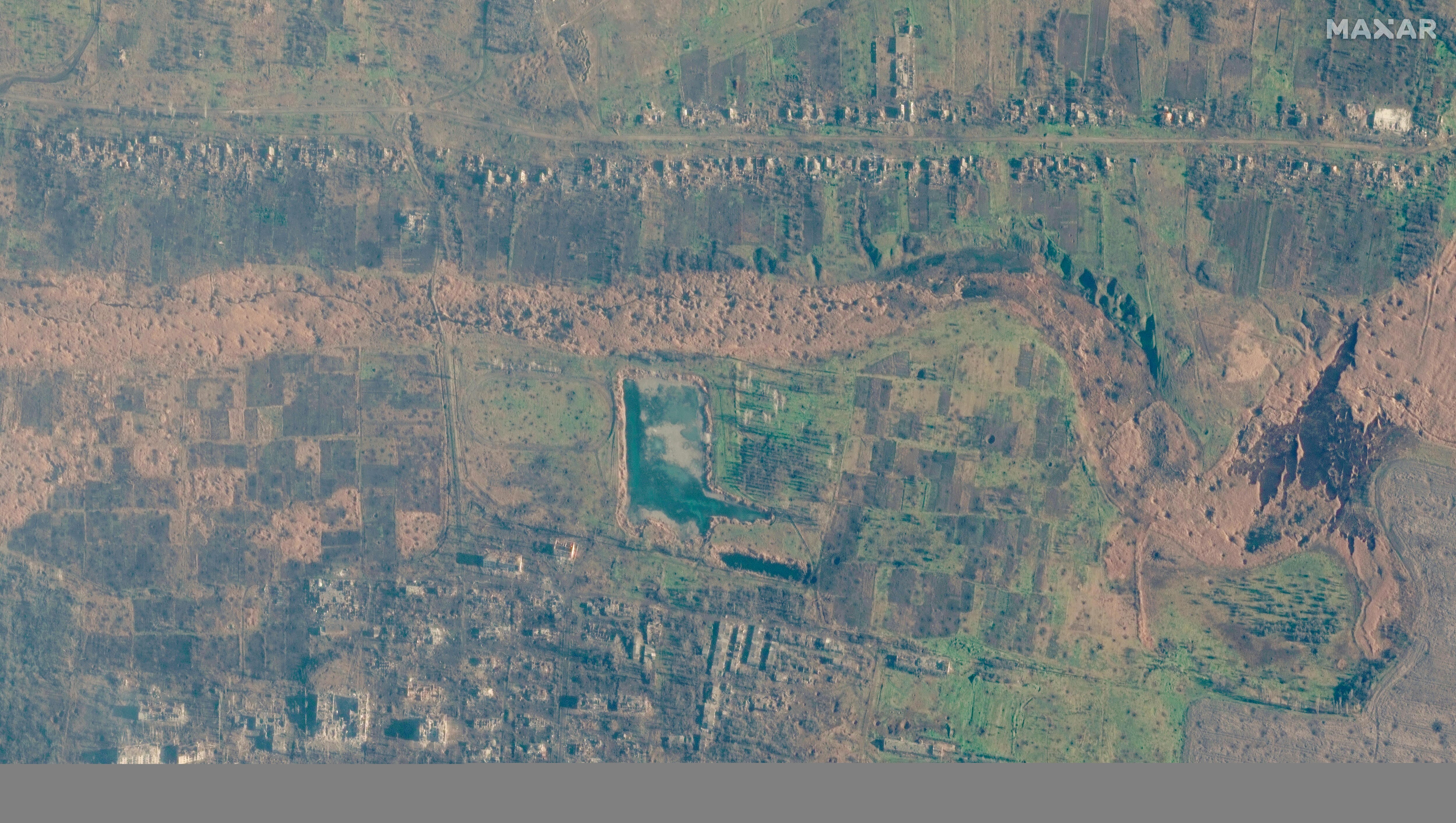 Satellite images show destruction in Ukrainian city Bakhmut from ...