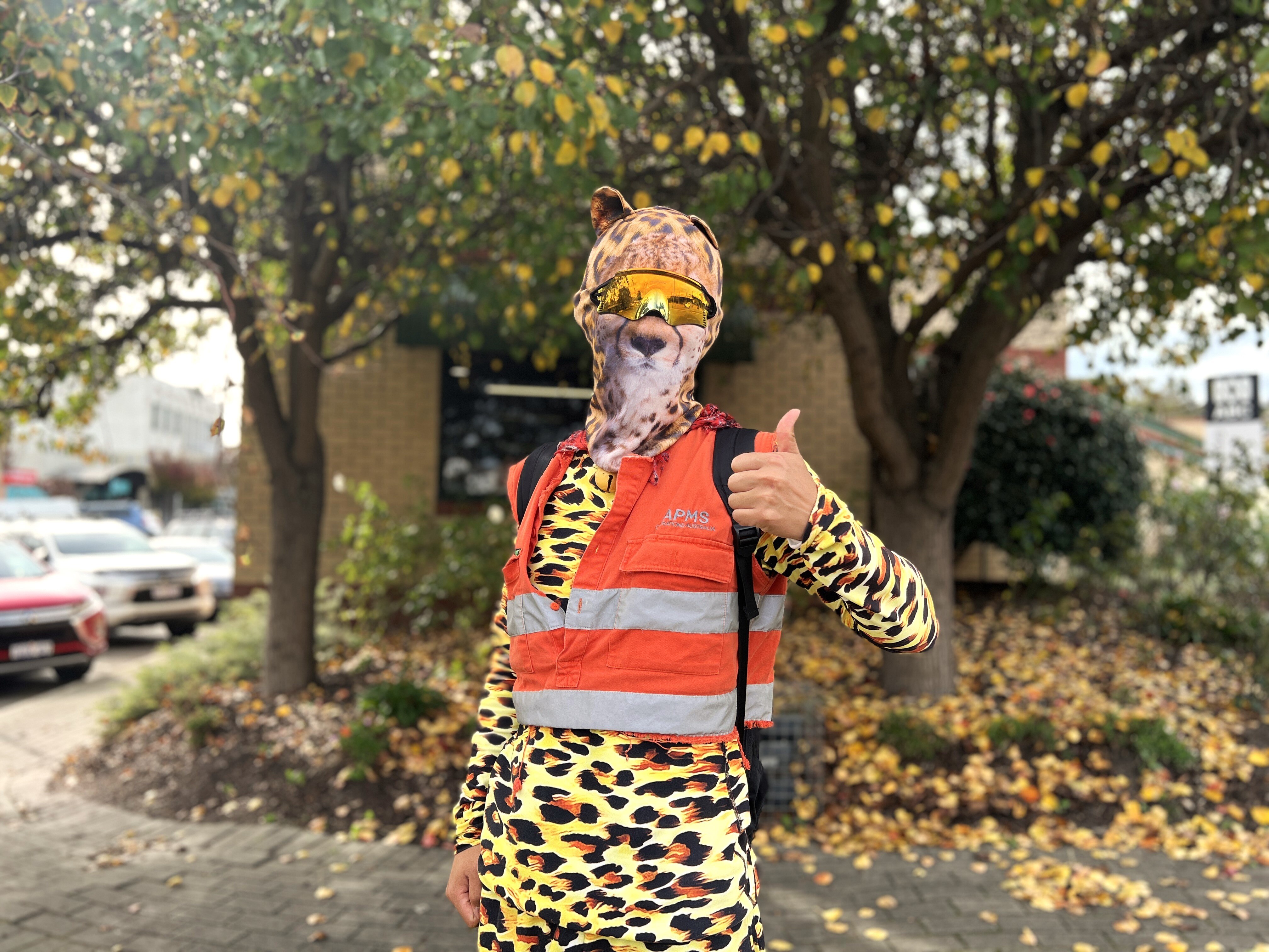 The Strange Catman is walking across Australia, hoping to spread ...