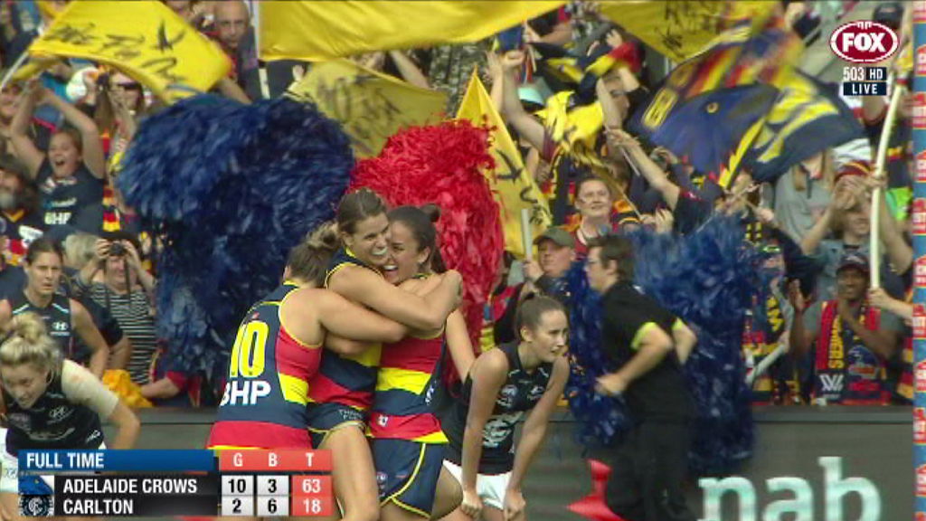 Adelaide Crows win AFLW grand final - ABC News