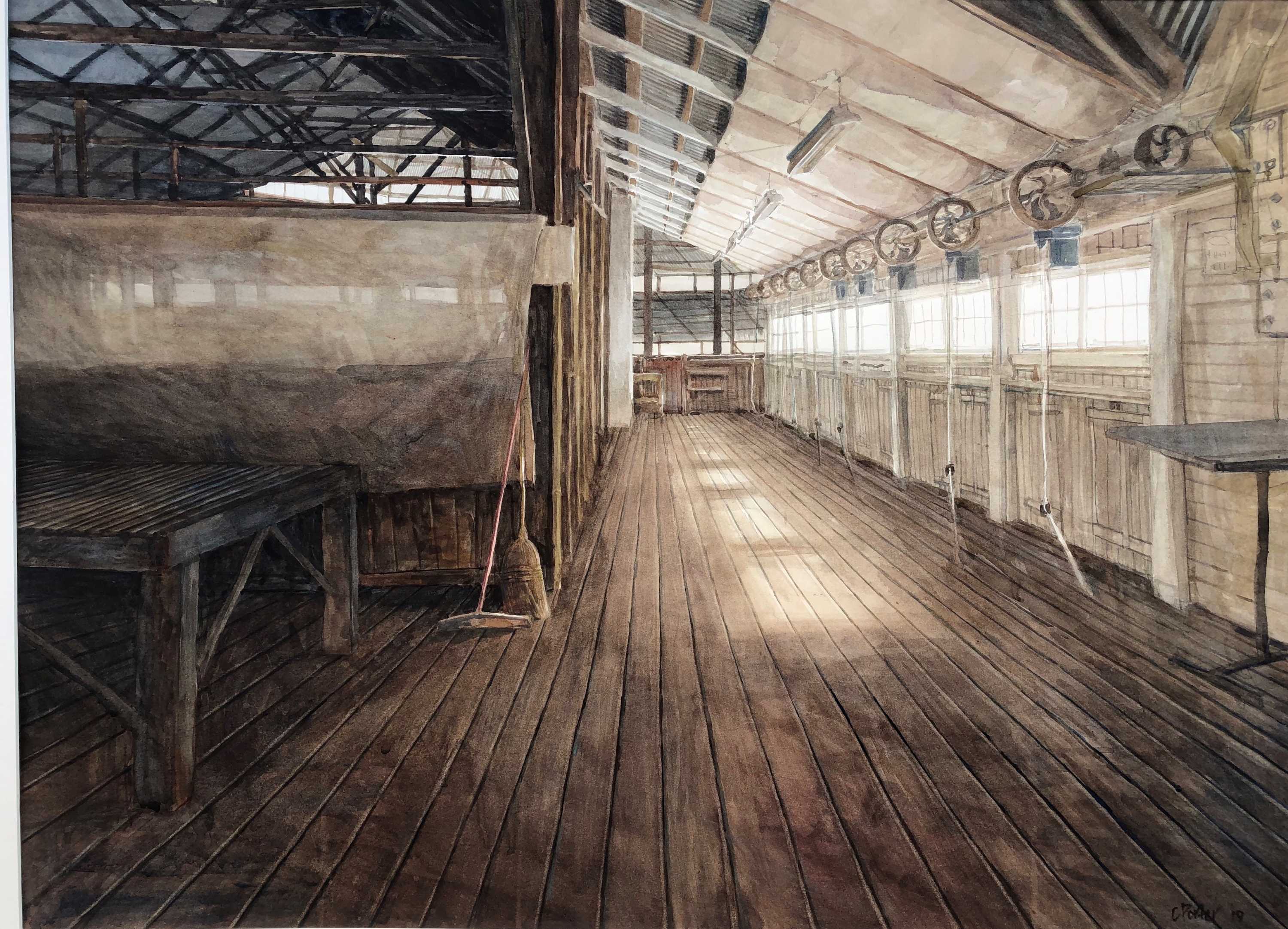 One artist's enchantment with the iconic Australian shearing shed - ABC ...