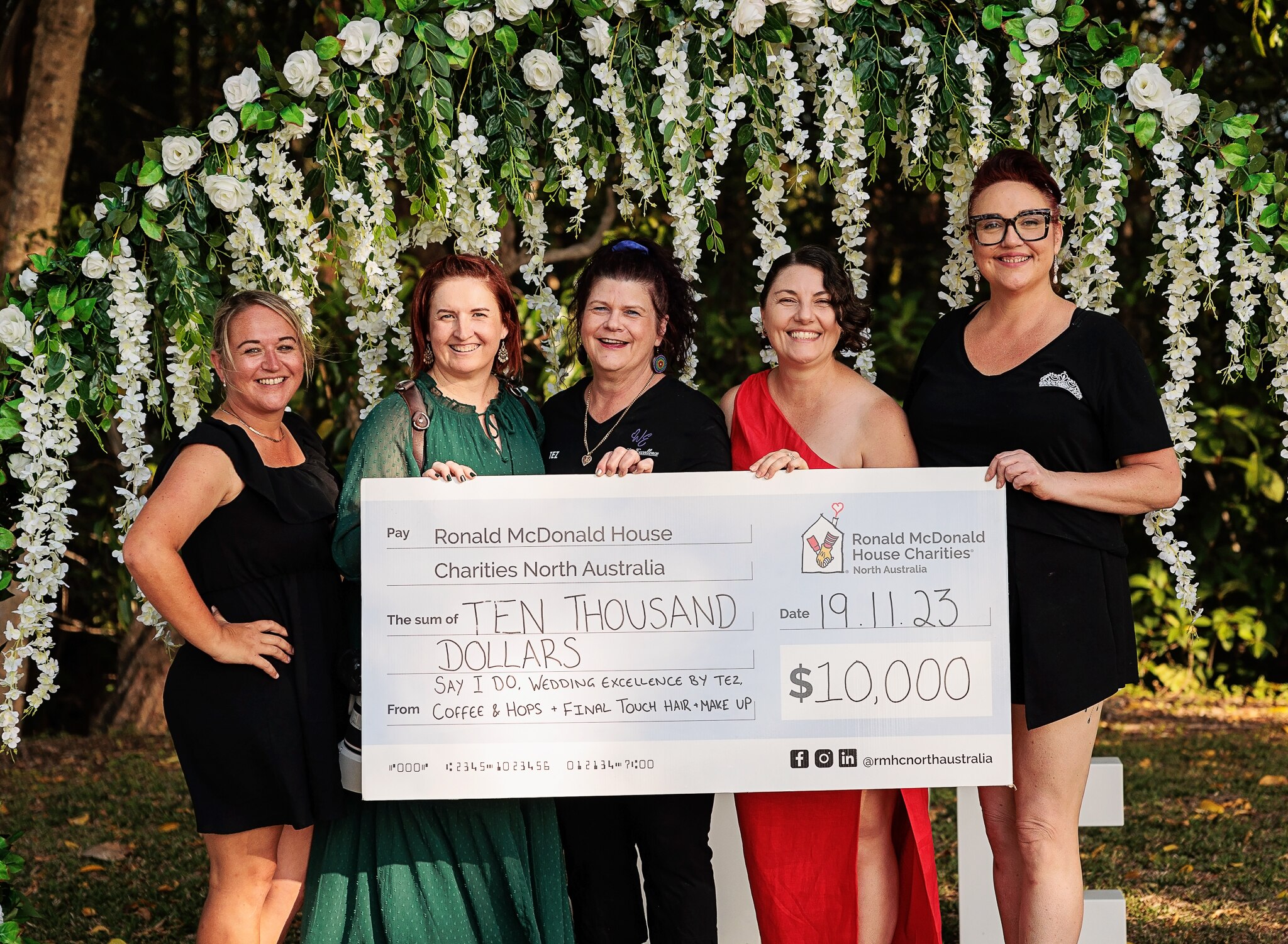 Wedding celebrant Bianca Dixon hosts elopement fundraiser for Ronald ...