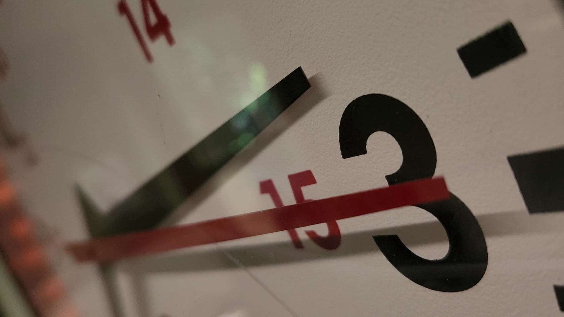 Ticking clock and woman's eye opening - ABC News