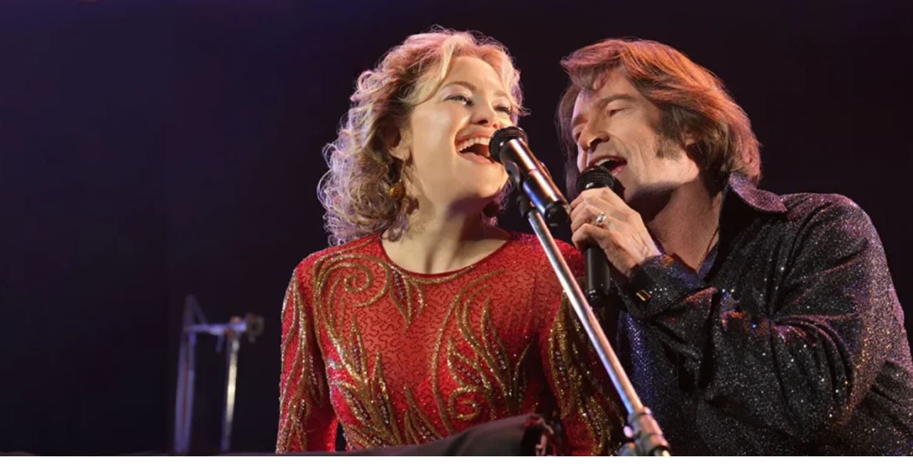 Hugh Jackman and Kate Hudson discuss Song Sung Blue + Sentimental Value ...