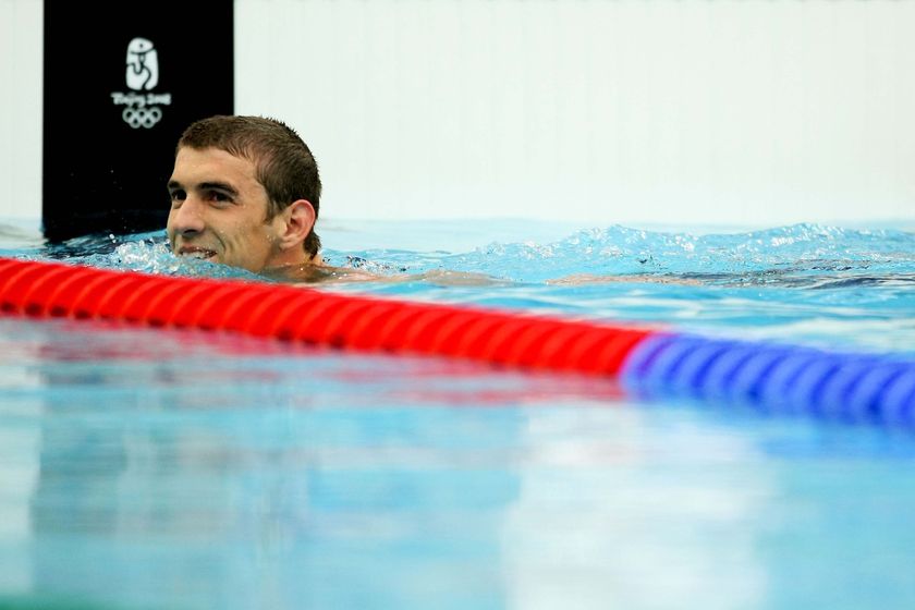Phelps back in the swim - ABC News