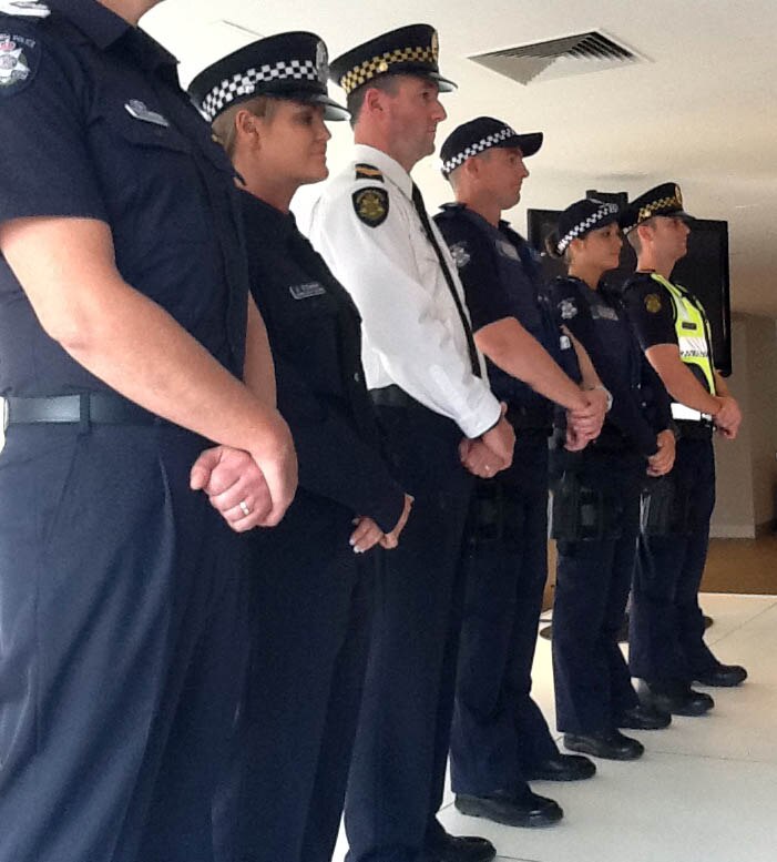 Victoria Police parades new uniforms - ABC News