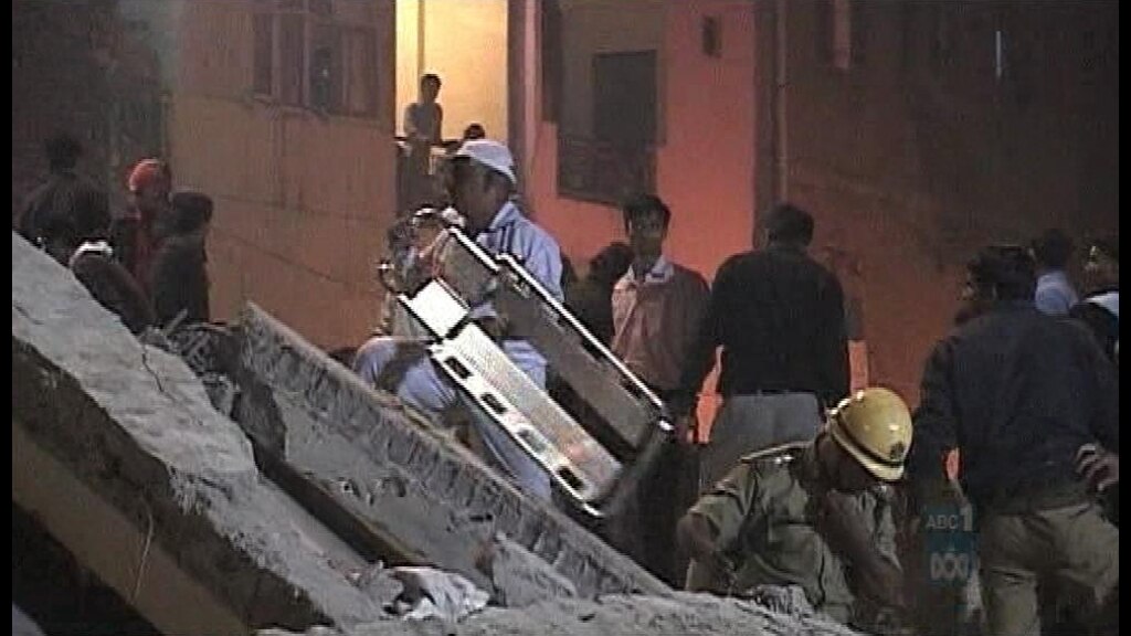New Delhi building collapse kills 60 - ABC News