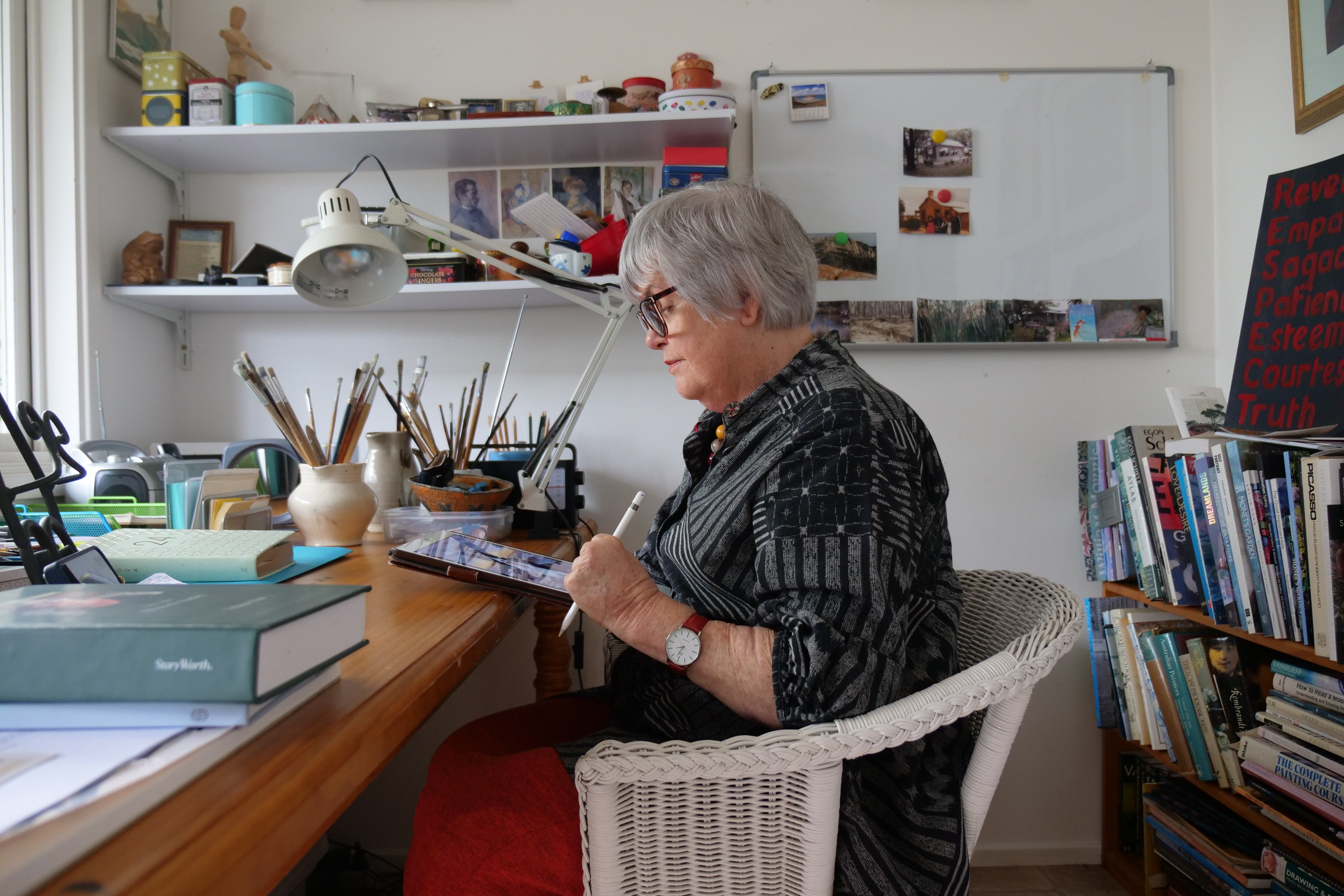 A brush with meningococcal robbed artist Elizabeth Stanley of both ...