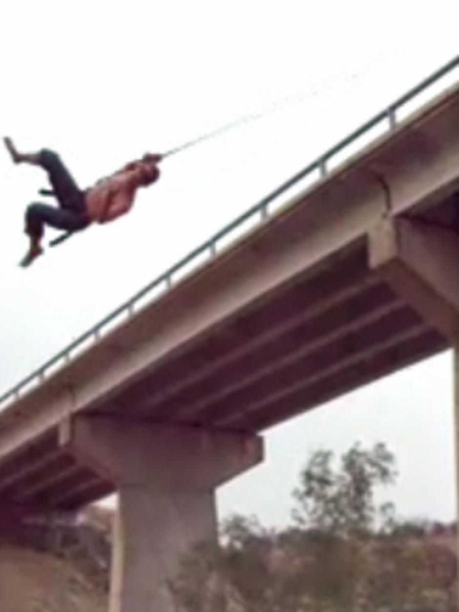 Bridge swinging death is 'a warning to others' - ABC News