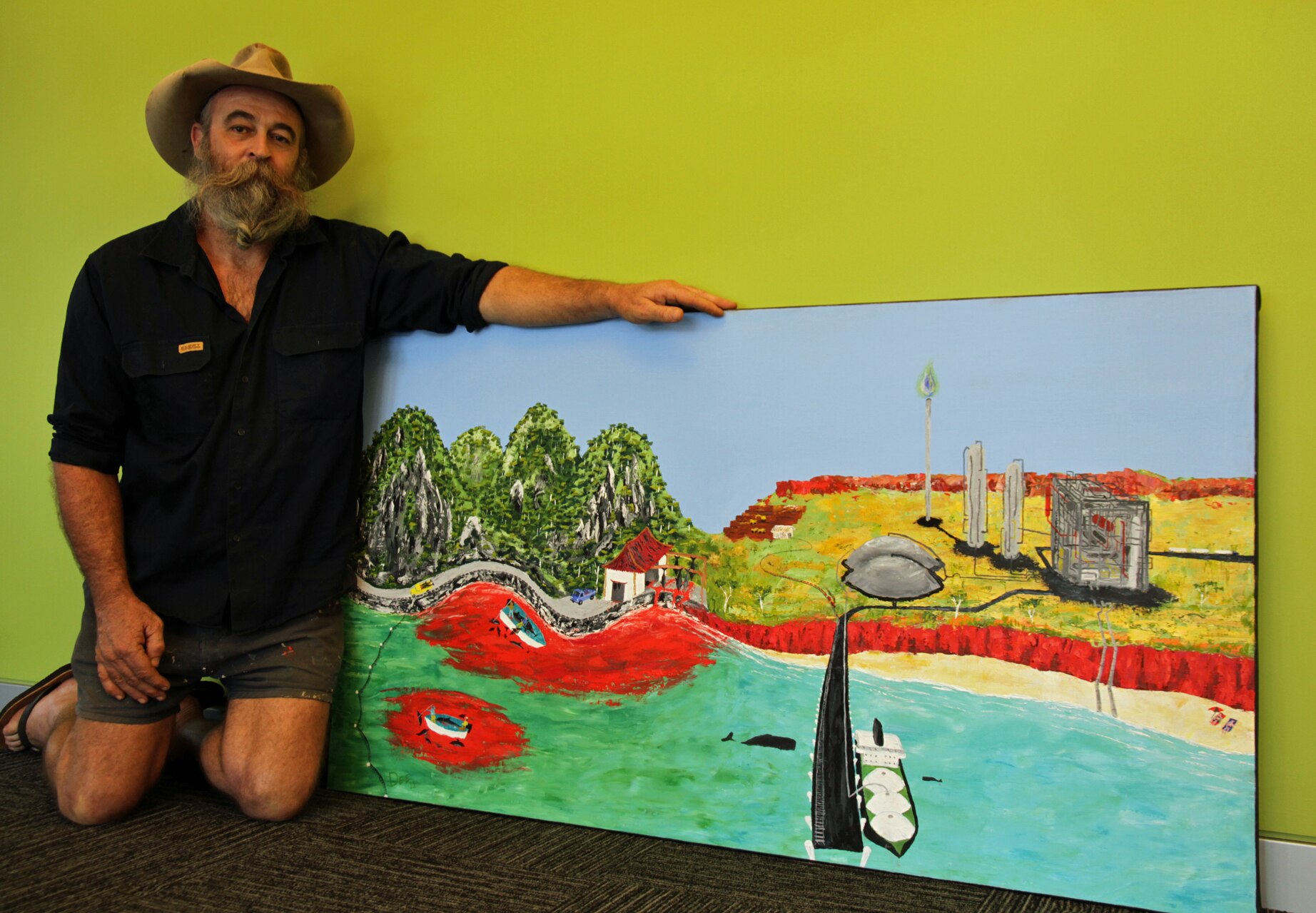 Artist defends dumped painting - ABC News