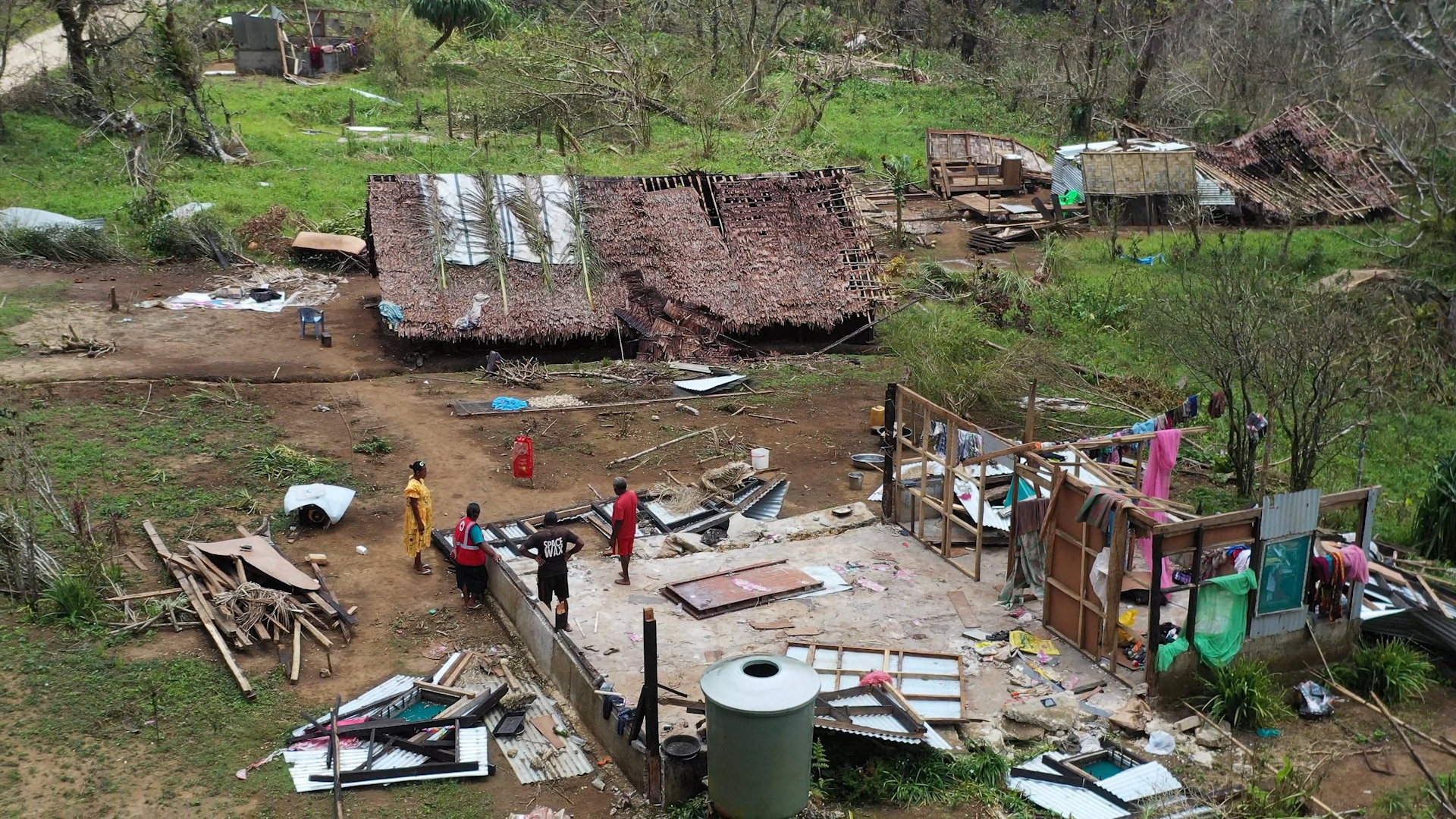 Footage shows Tropical Cyclone Lola damage - ABC Pacific