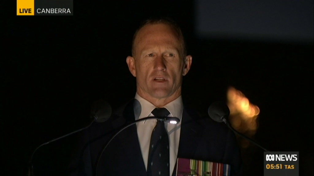 Corporal Mark Donaldson VC delivers Dawn Service Commemorative Address ...