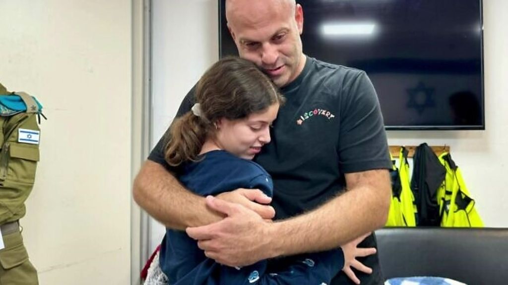 Yair Rotem reunites with niece but sister still being held captive by ...