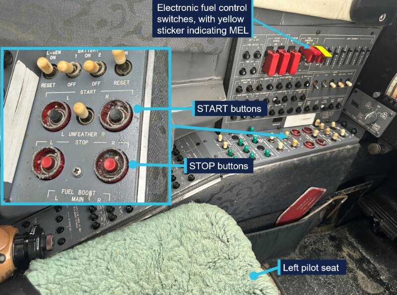 Transport safety bureau investigate whether pilot turned plane engine ...