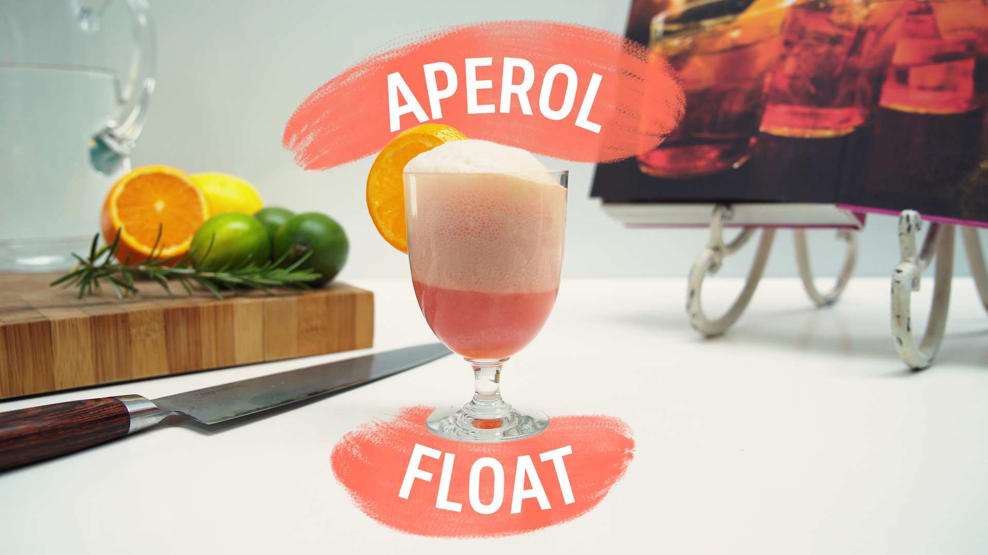 Survive daytime drinking with this lower-alcohol Aperol float - ABC News