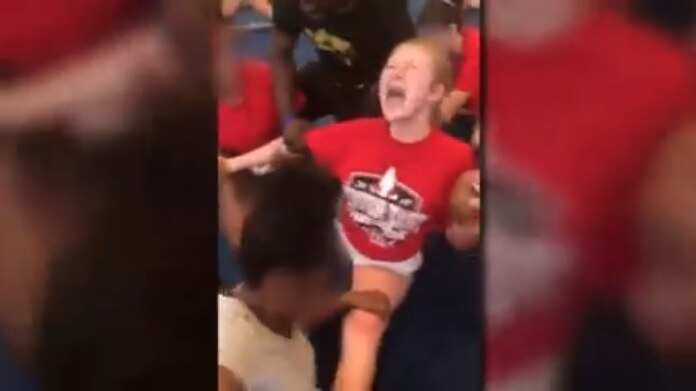 Cheerleaders forced to do the splits in disturbing video, Denver coach ...