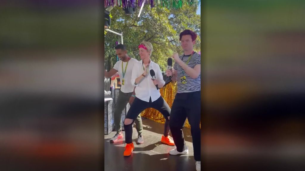 ABC host Jeremy Fernandez dancing at WorldPride - ABC News