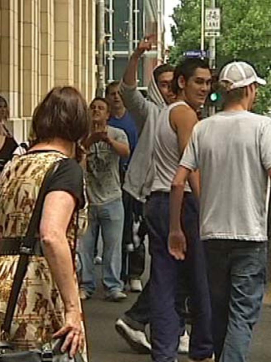Wild scenes as trio jailed over machete attack - ABC News