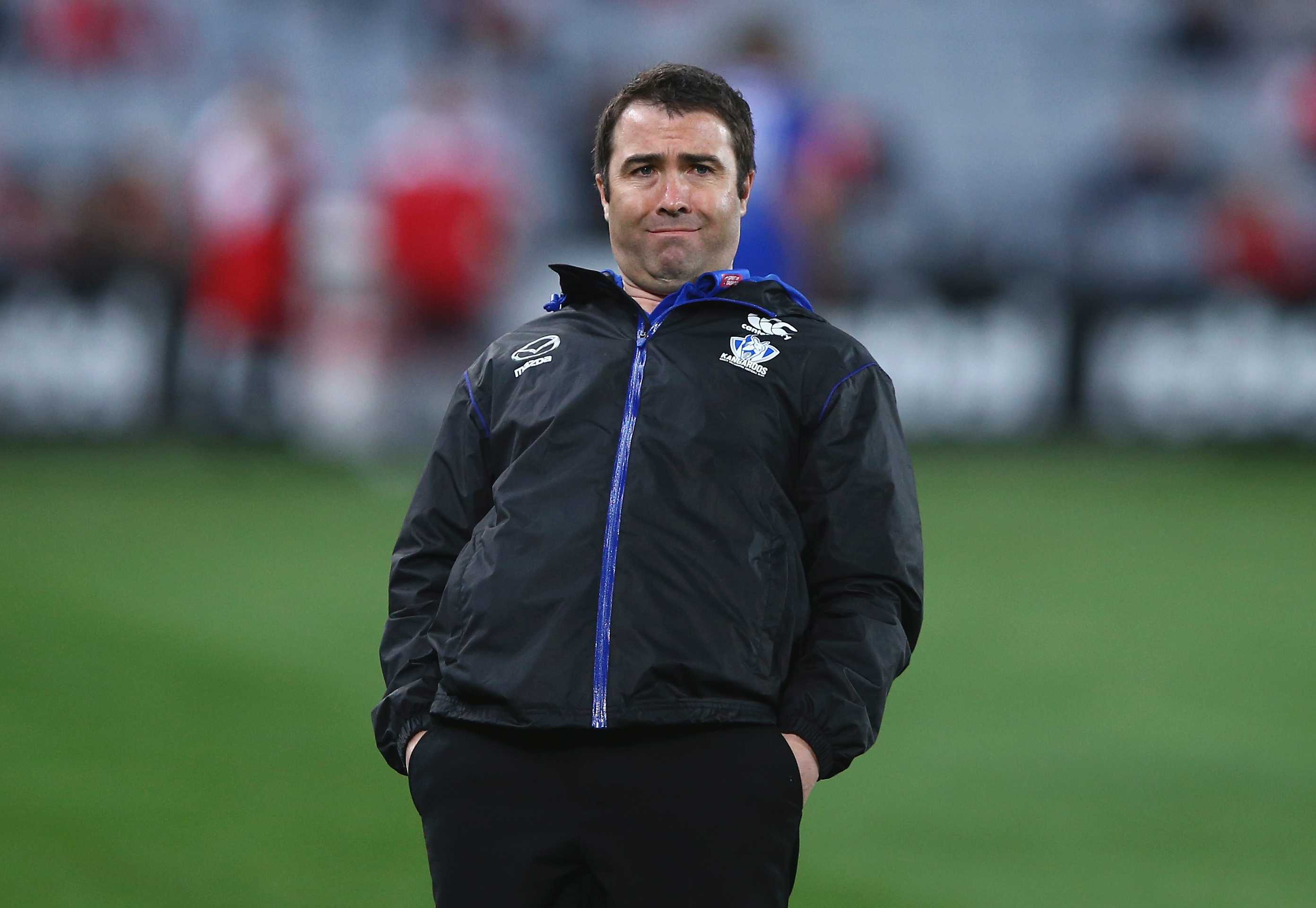 North Melbourne coach Brad Scott hospitalised with virus ahead of ...