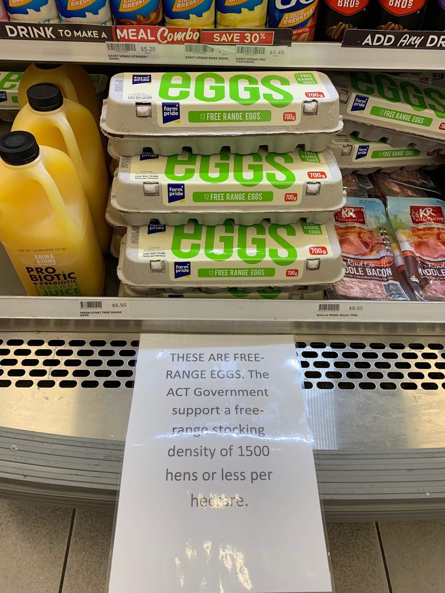 ACT Government tells grocers to display signs supporting 'genuinely ...