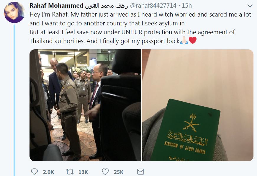 Australian-based friend of Rahaf Alqunun says she just wants any safe ...