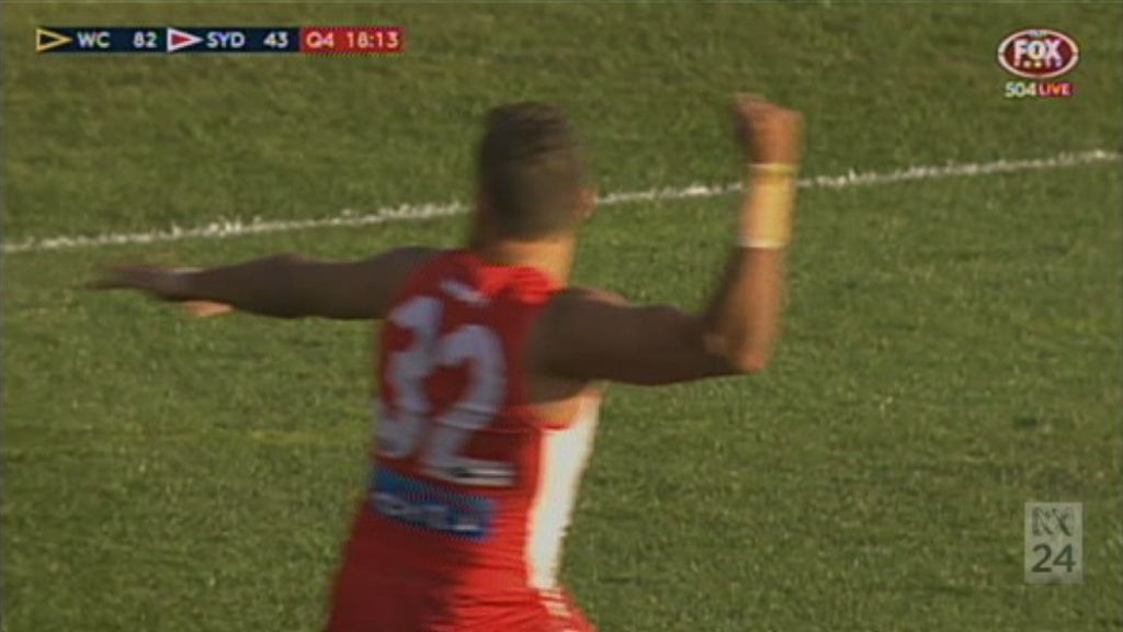 Sydney Swans' Lewis Jetta did war dance in response to constant Adam ...