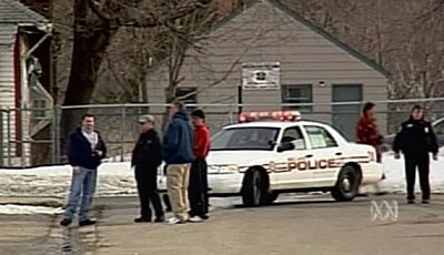 Gunman drove police car to school - ABC News