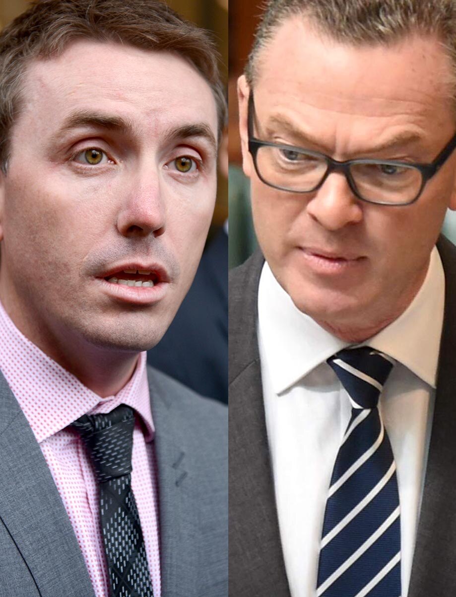 Christopher Pyne denies knowledge of Ashby harassment claims - ABC listen