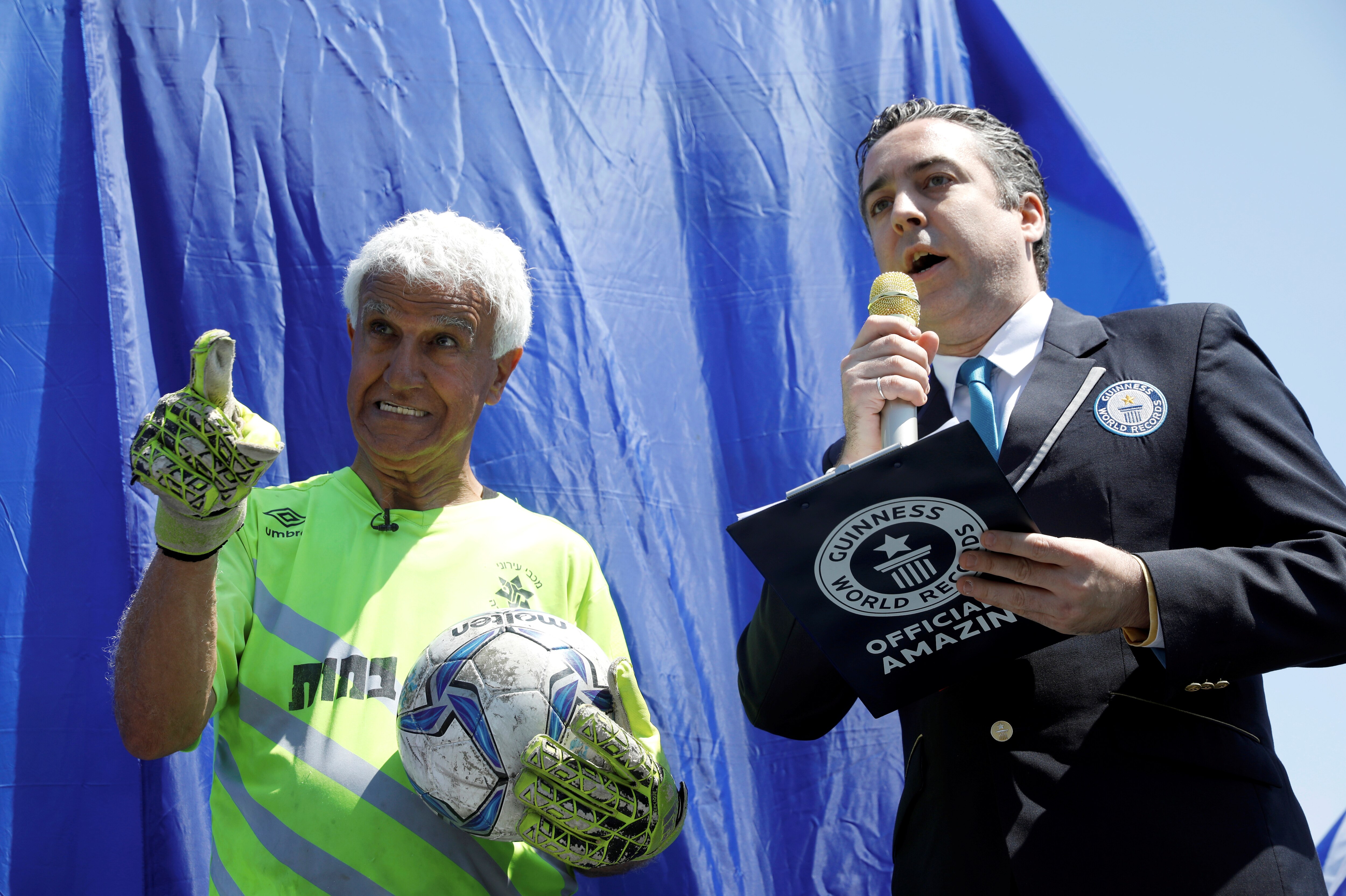 73-year-old Israeli goalkeeper breaks world record as oldest ...