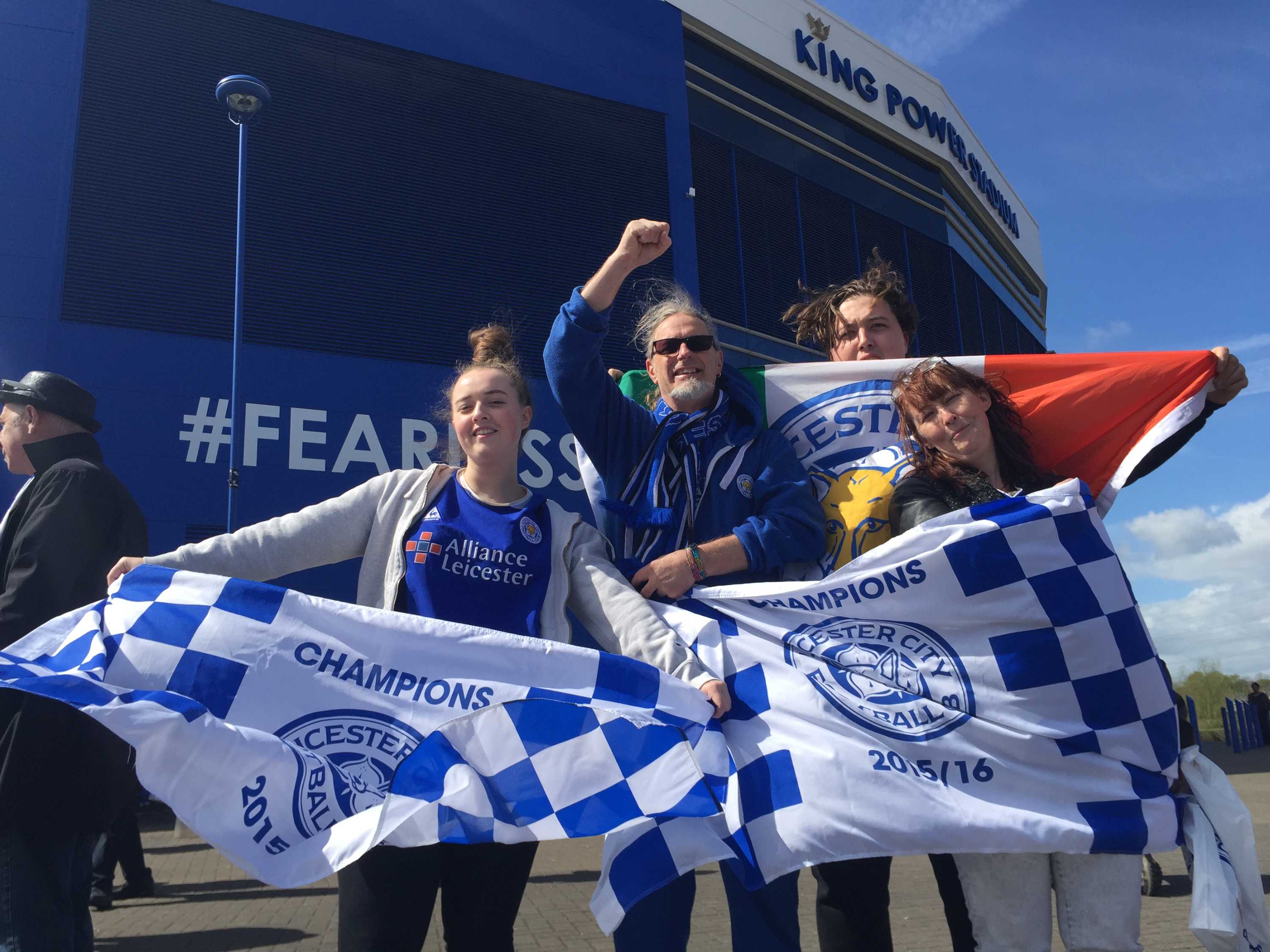Leicester City fans still passionate after Premier League title win ...