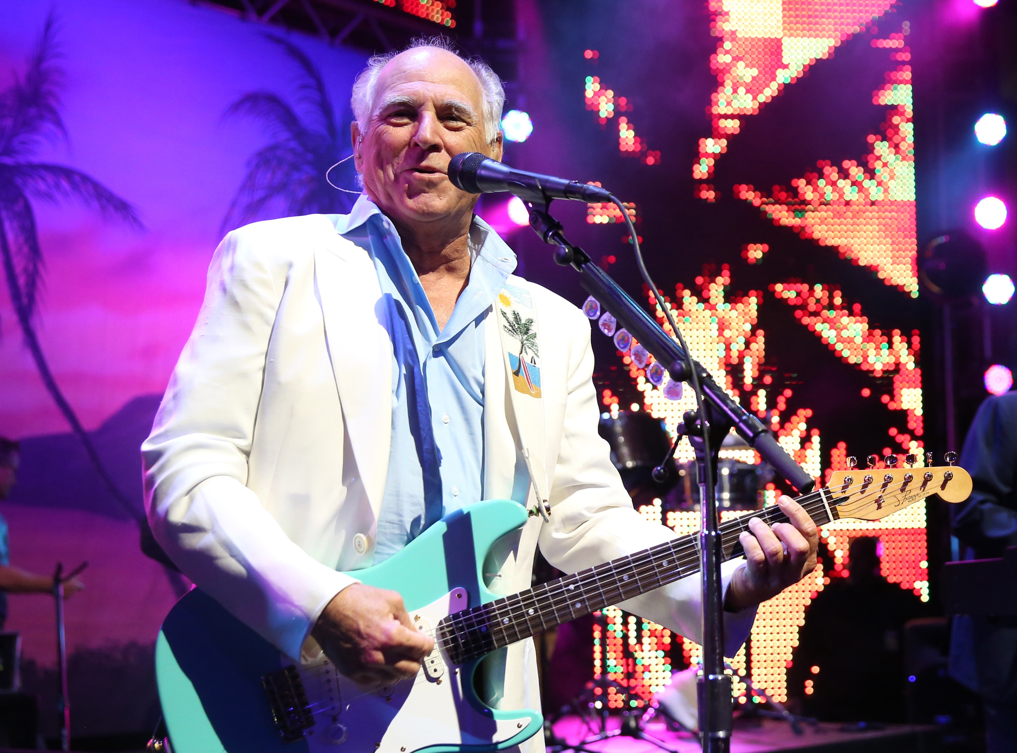 US musician Jimmy Buffett, best known for his hit song Margaritaville ...