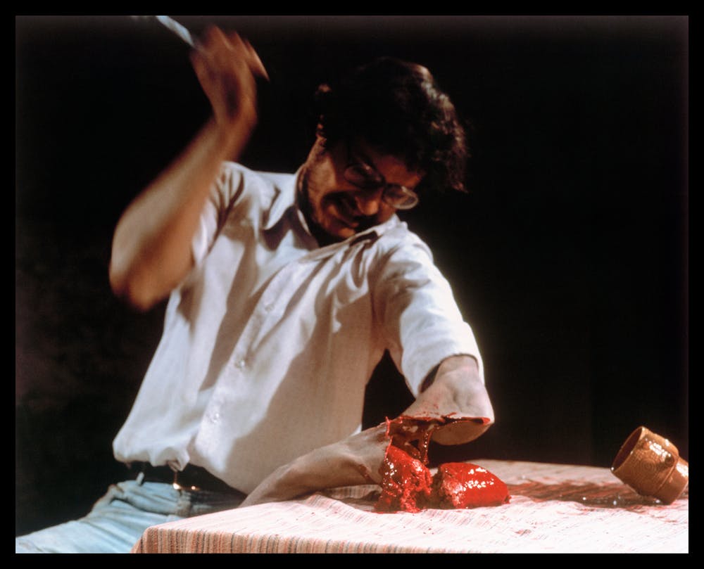 Dark Mofo artist Mike Parr disturbs and divides his audience, including ...