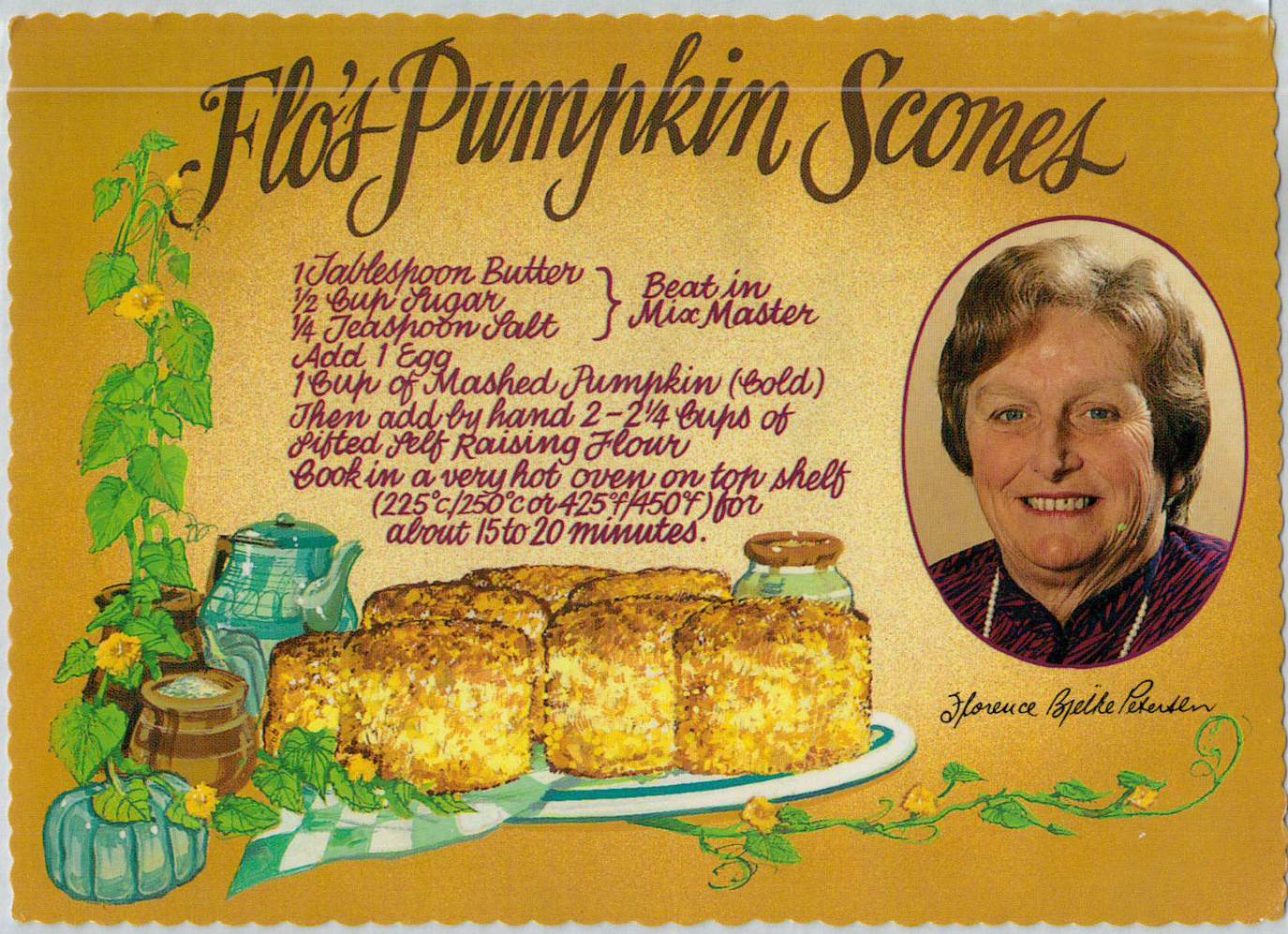 Lady Flo's pumpkin scones recipe part of the legacy she leaves - ABC News