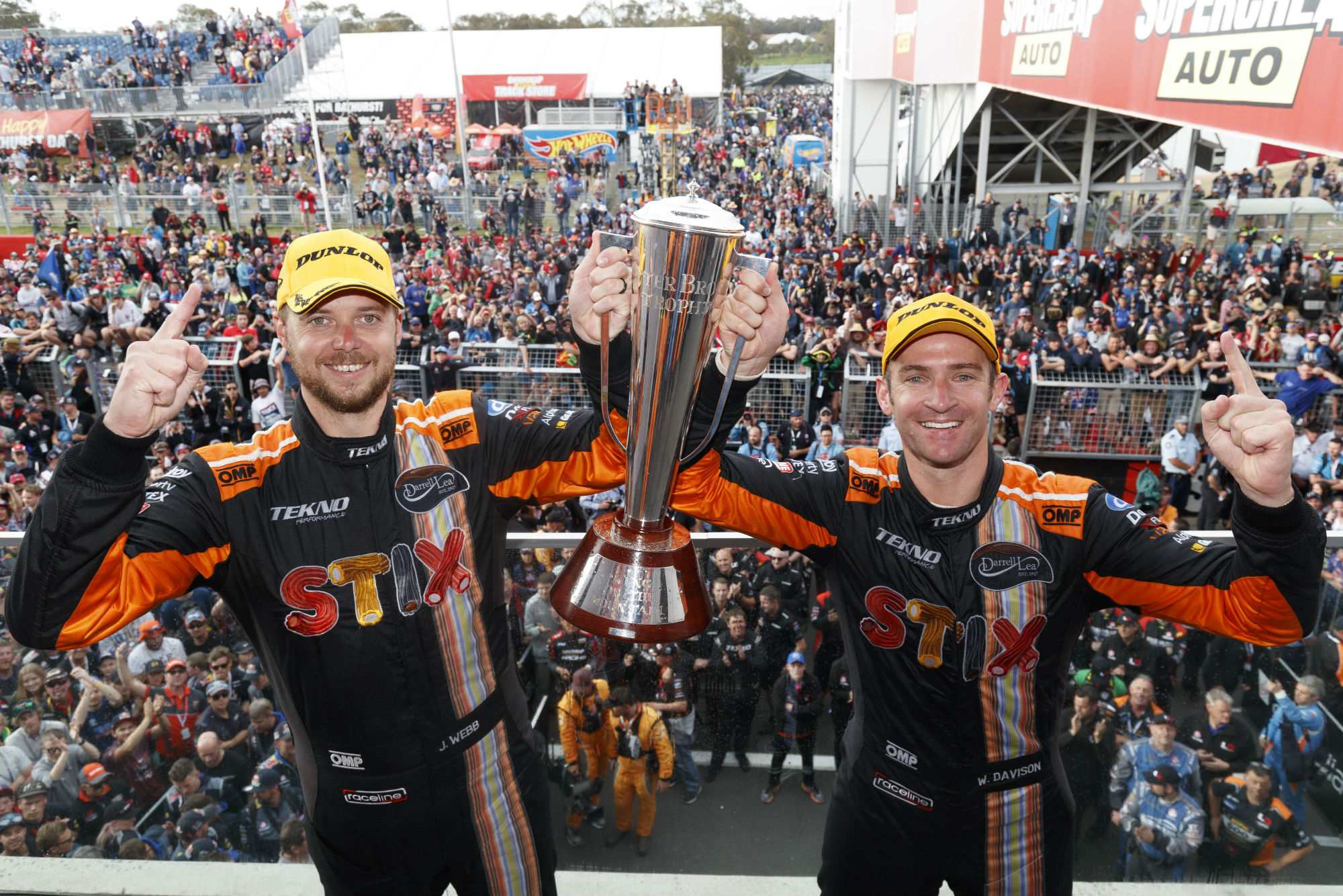 Bathurst 1000 winners Will Davidson and Jonathan Webb unfazed by Jamie ...