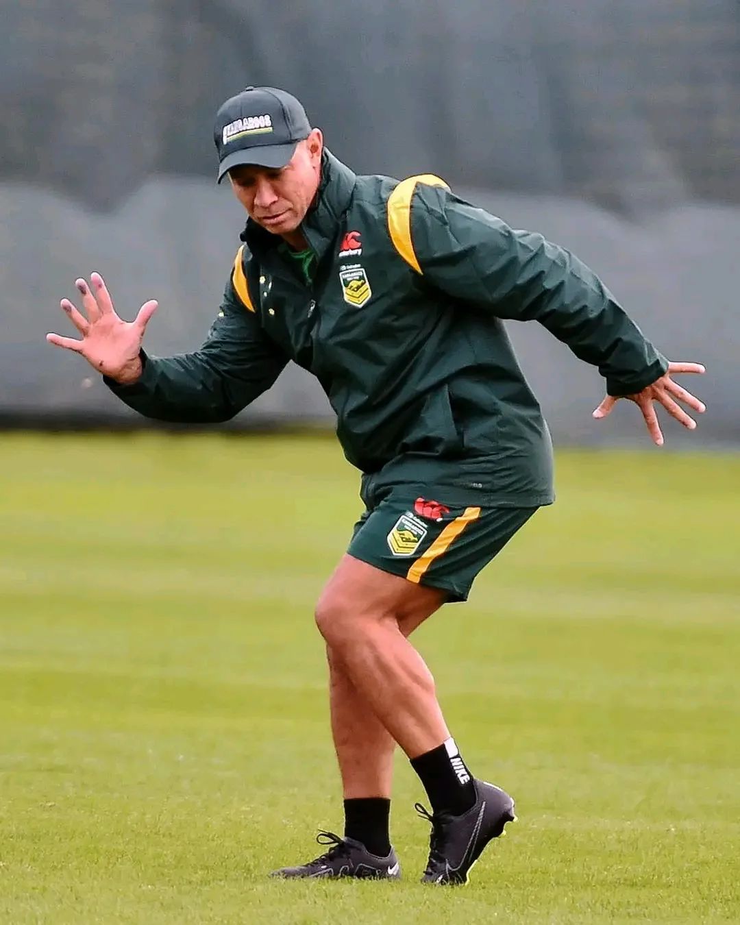 Former PNG Kumuls player and coach Adrian Lam casts his eye over the ...