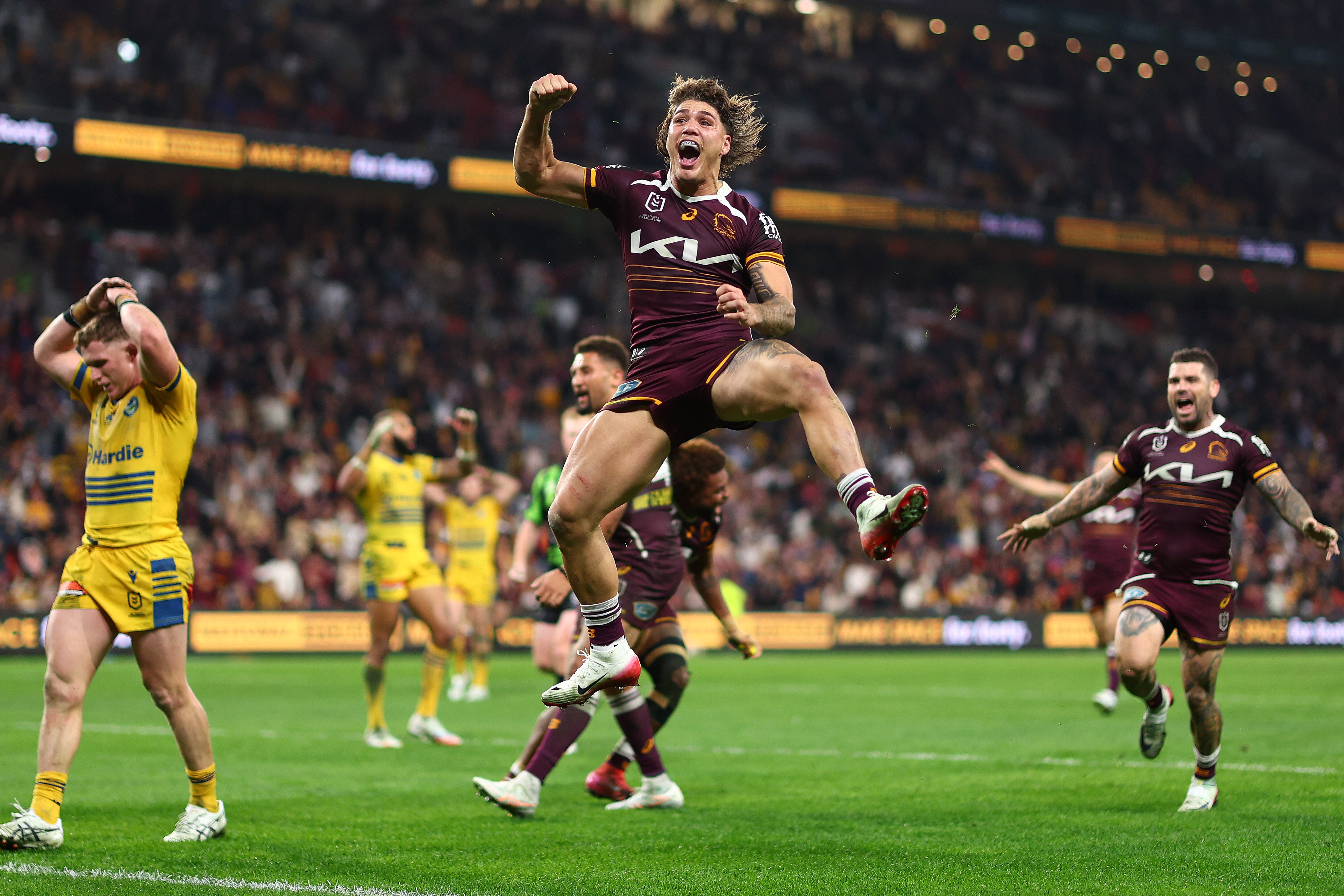 Reece Walsh's game-winner denied by NRL bunker as Eels upset Broncos ...