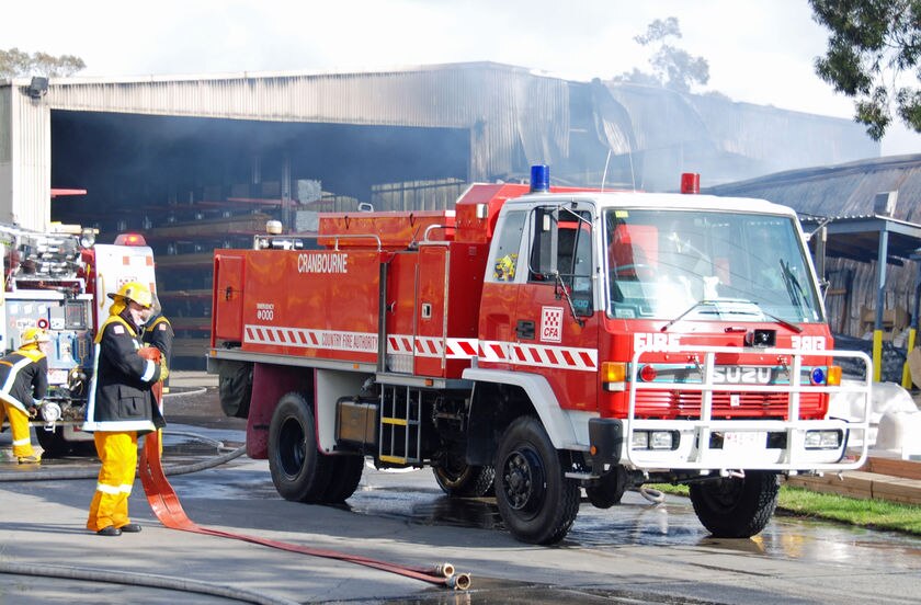 Timber storefront destroyed by fire - ABC News