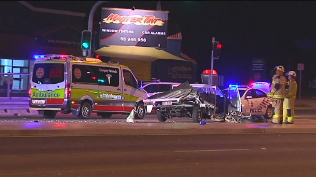 Motorcyclist killed after crashing into ute - ABC News