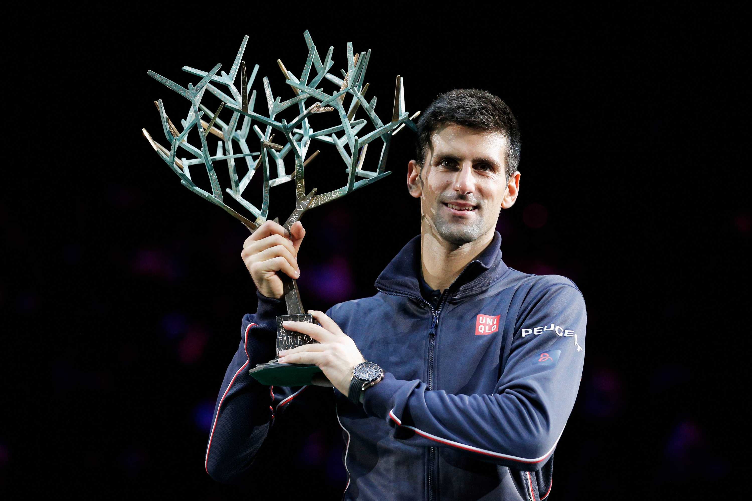 Novak Djokovic beats Milos Raonic to win Paris Masters, edges towards ...