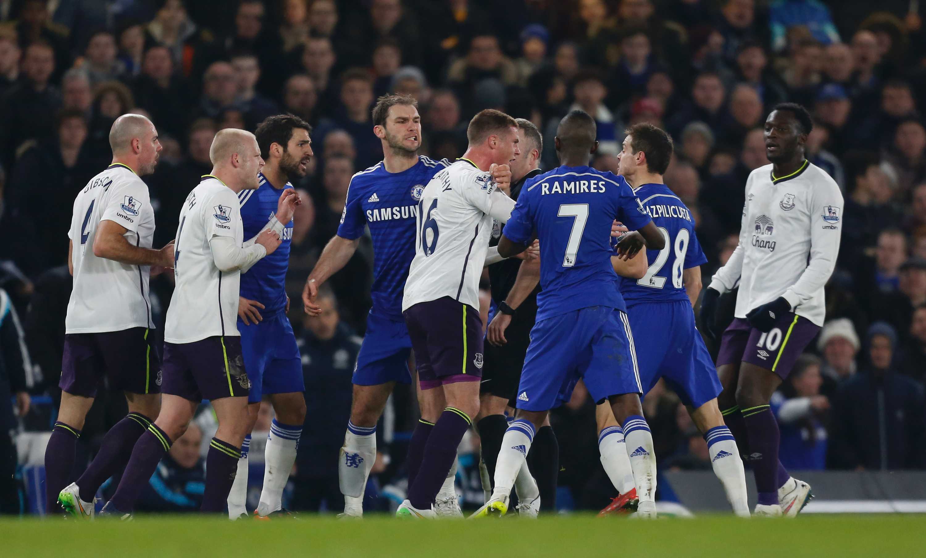 Chelsea and Everton charged for Premier League brawl, Branislav ...