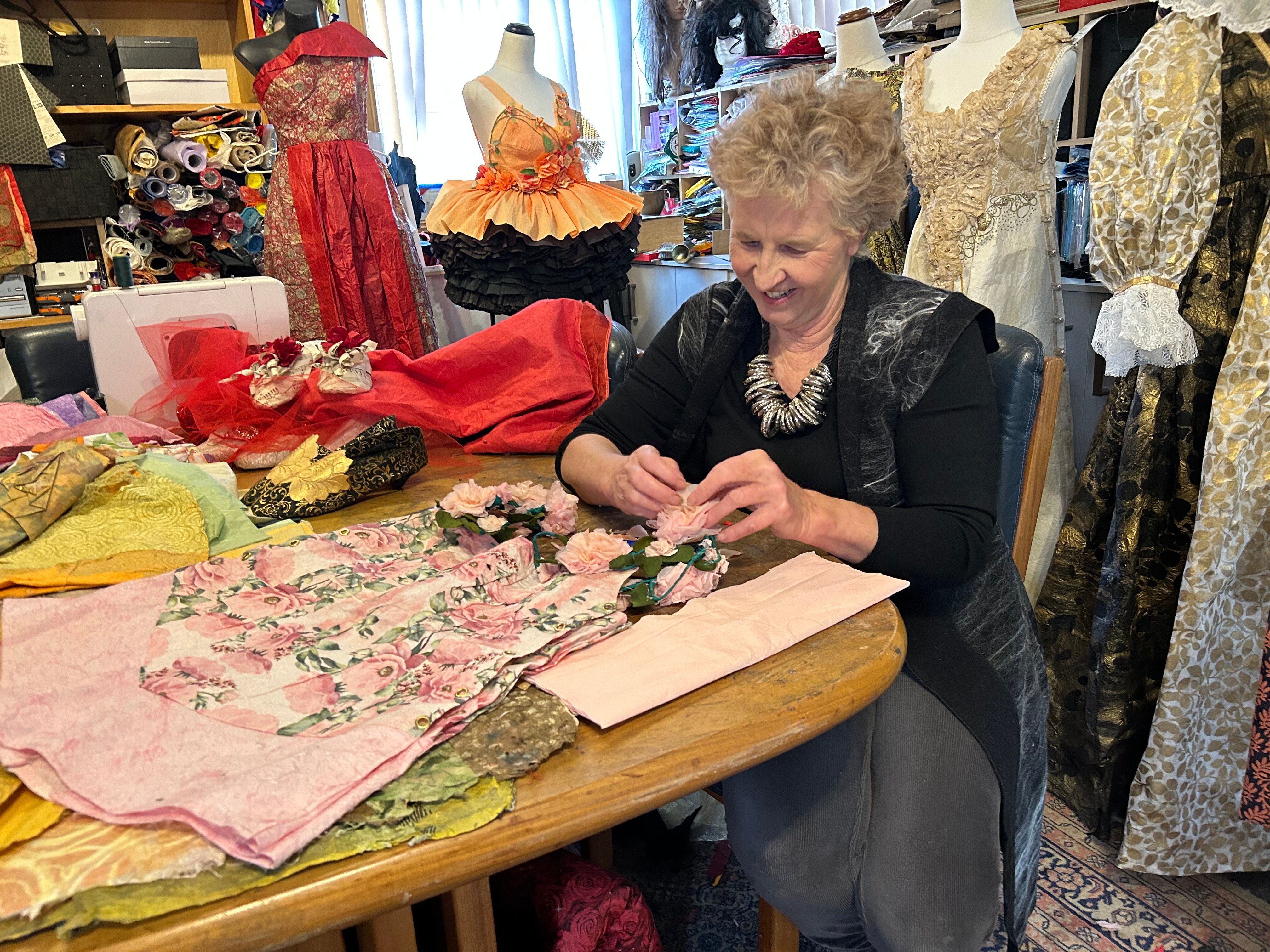 Dresses made from paper a passion for Tasmanian artist Stephanie ...
