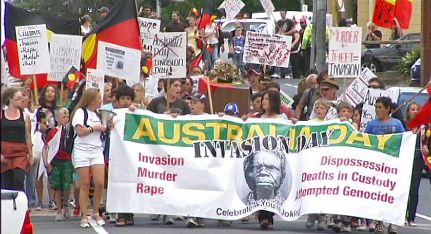 Aborigines march on 'day of mourning' - ABC News