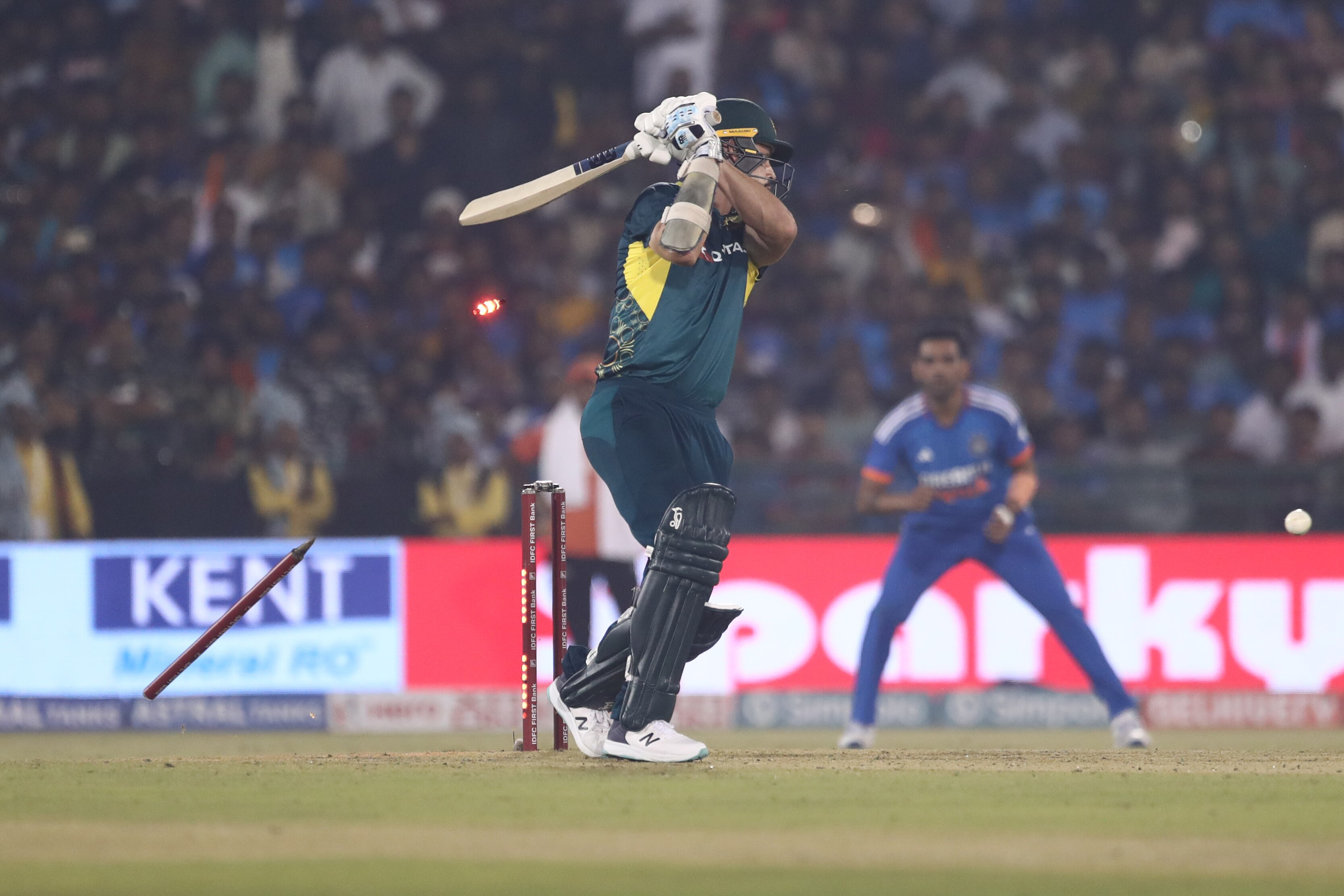 India complete T20I series victory against Australia with narrow six ...