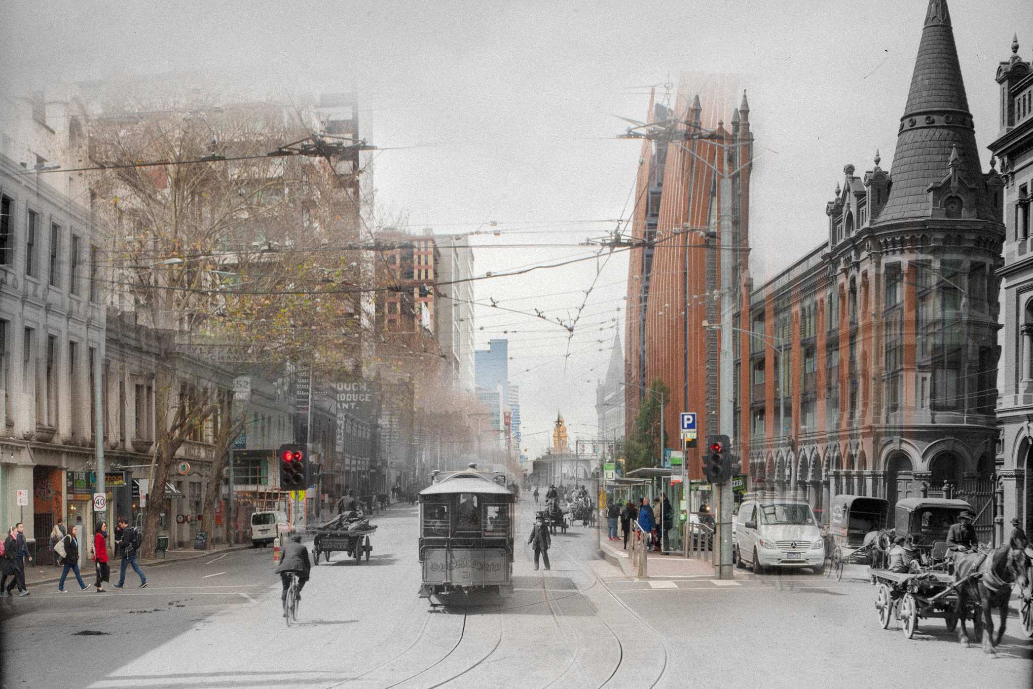 Melbourne transitions 1914-2014: Digital montages from a pre-war city ...