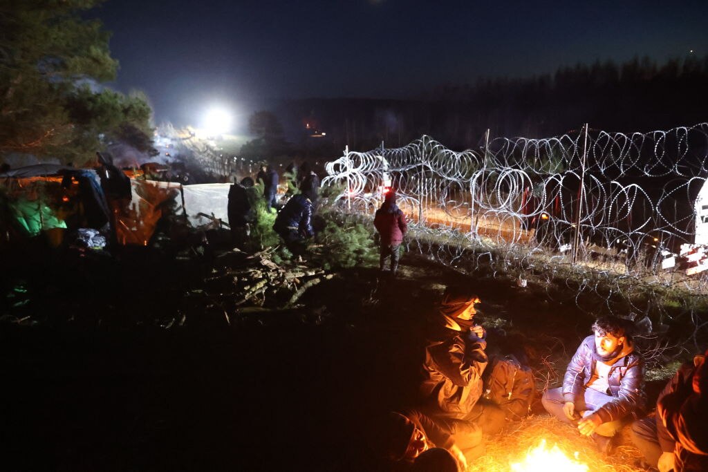 Aid workers blocked from helping asylum seekers stranded on Belarus ...