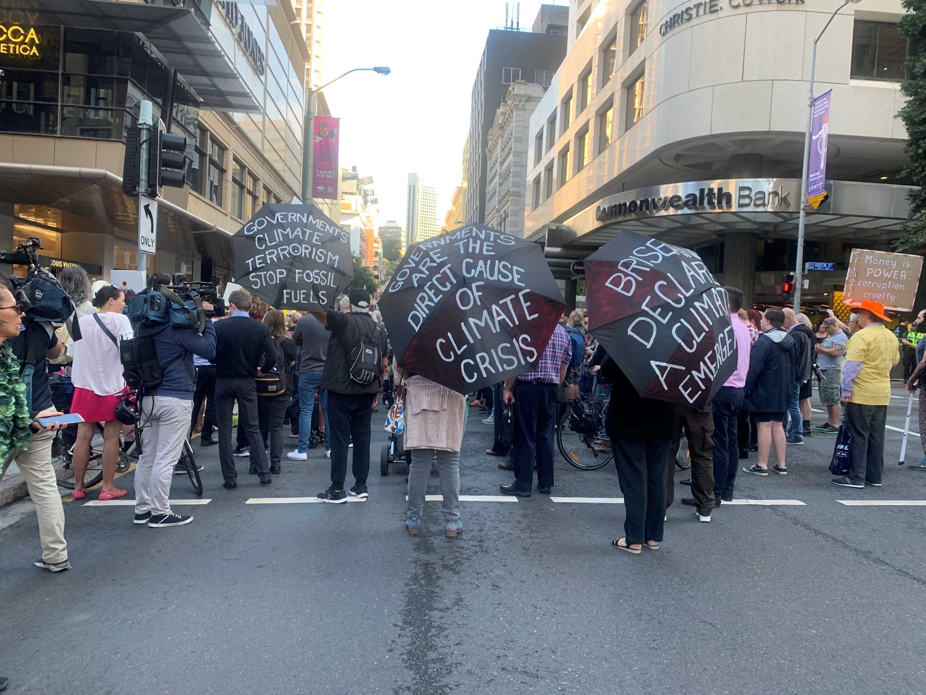 Brisbane CBD shut down by protesters again after magistrate rejected ...