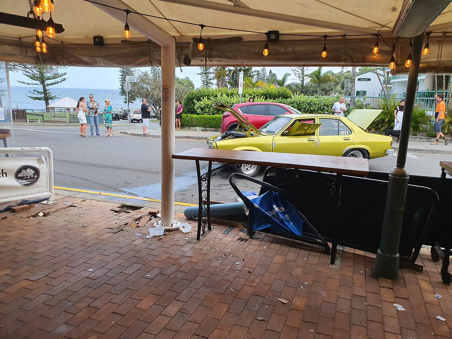 Owner of Torana that smashed into Moffat Beach cafe strip pleads not ...