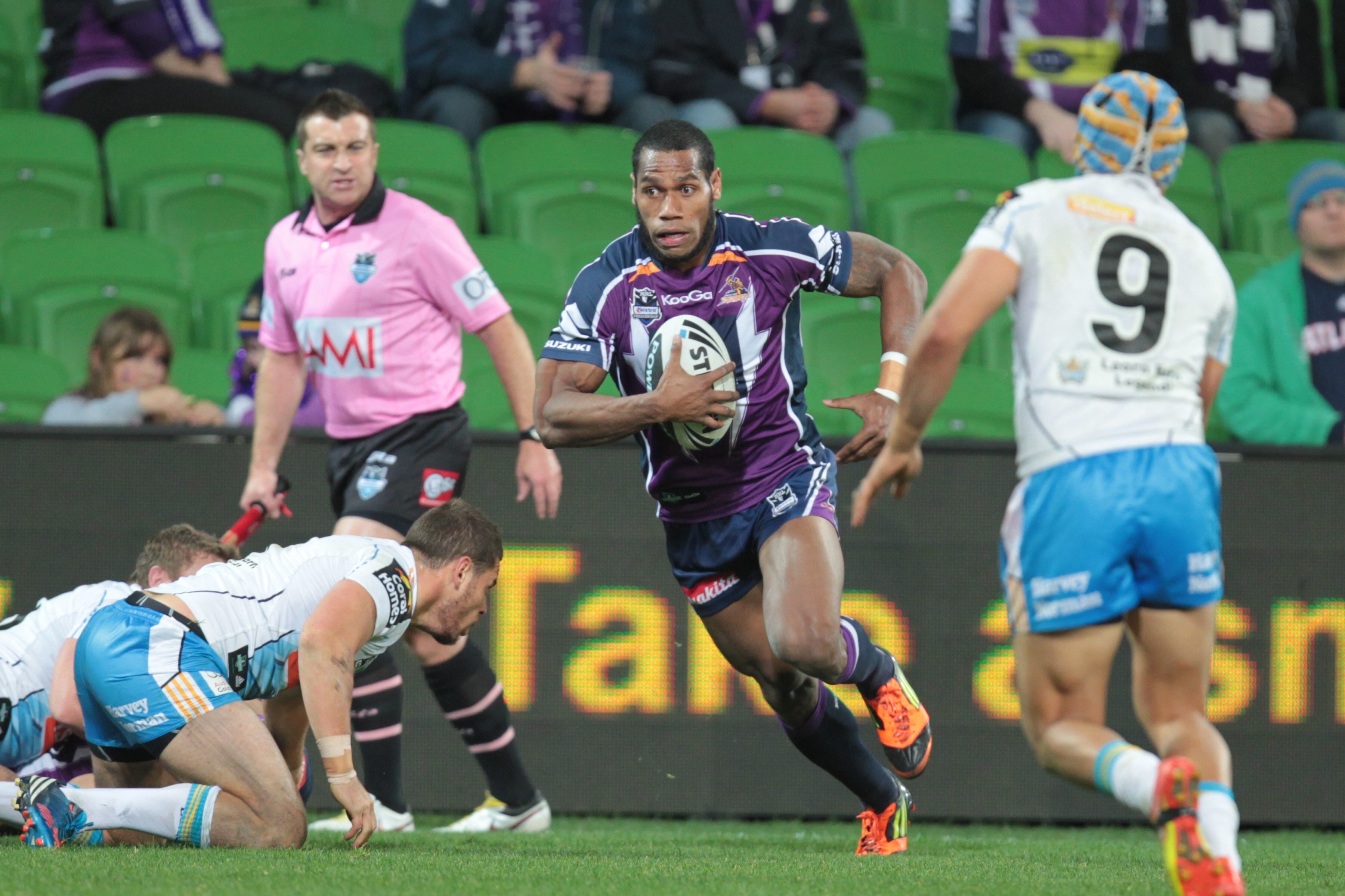 Melbourne Storm winger Sisa Waqa joins Canberra Raiders on two-year ...